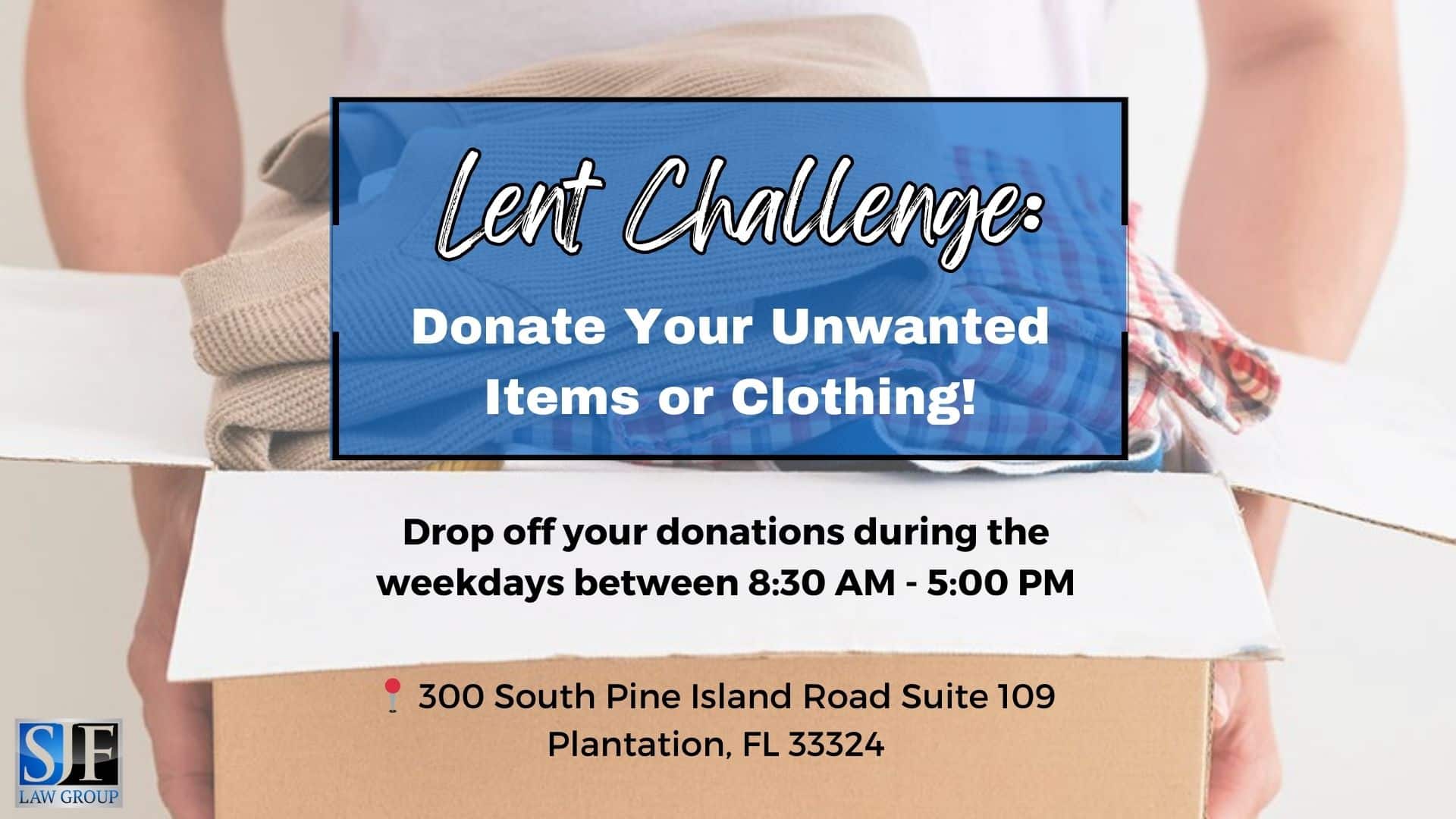 Lent Challenge 2024 - SJF Law Group